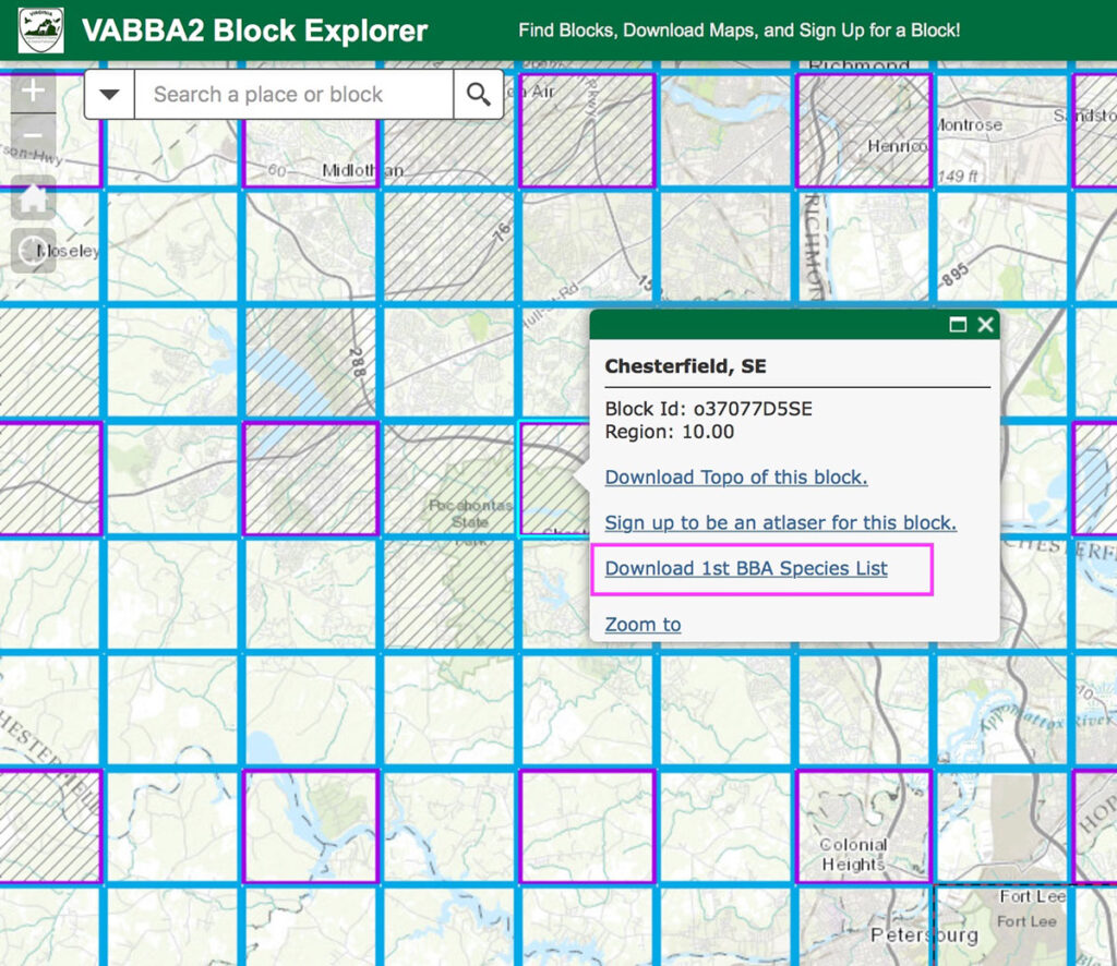 Atlas Methods – Virginia Bird Atlas